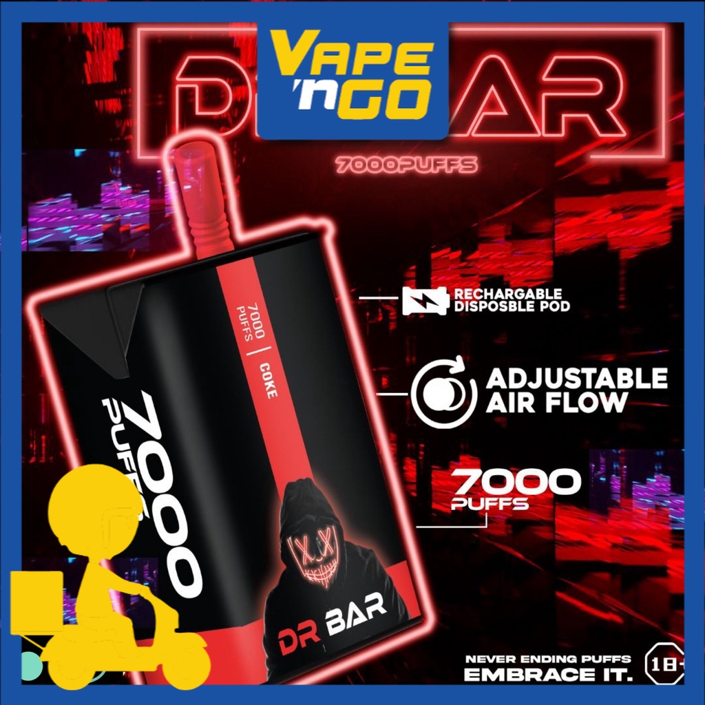 Dr Bar 7000 Puffs - E-cigarettes Malaysia Store,Myvapor offers e ...