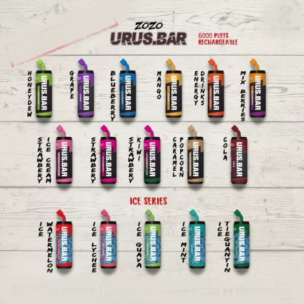 ZOZO URUS BAR 6000 - E-cigarettes Malaysia Store,Myvapor offers e ...