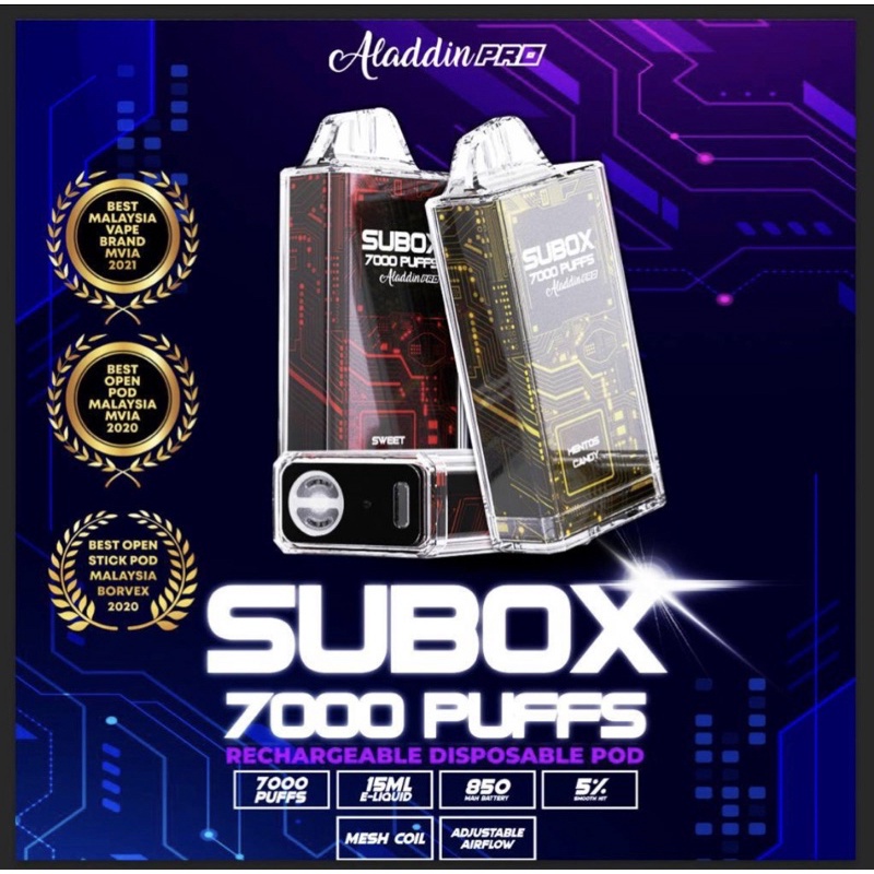 Aladdin pro subox 7000 puffs- E-cigarettes Malaysia Store,Myvapor ...