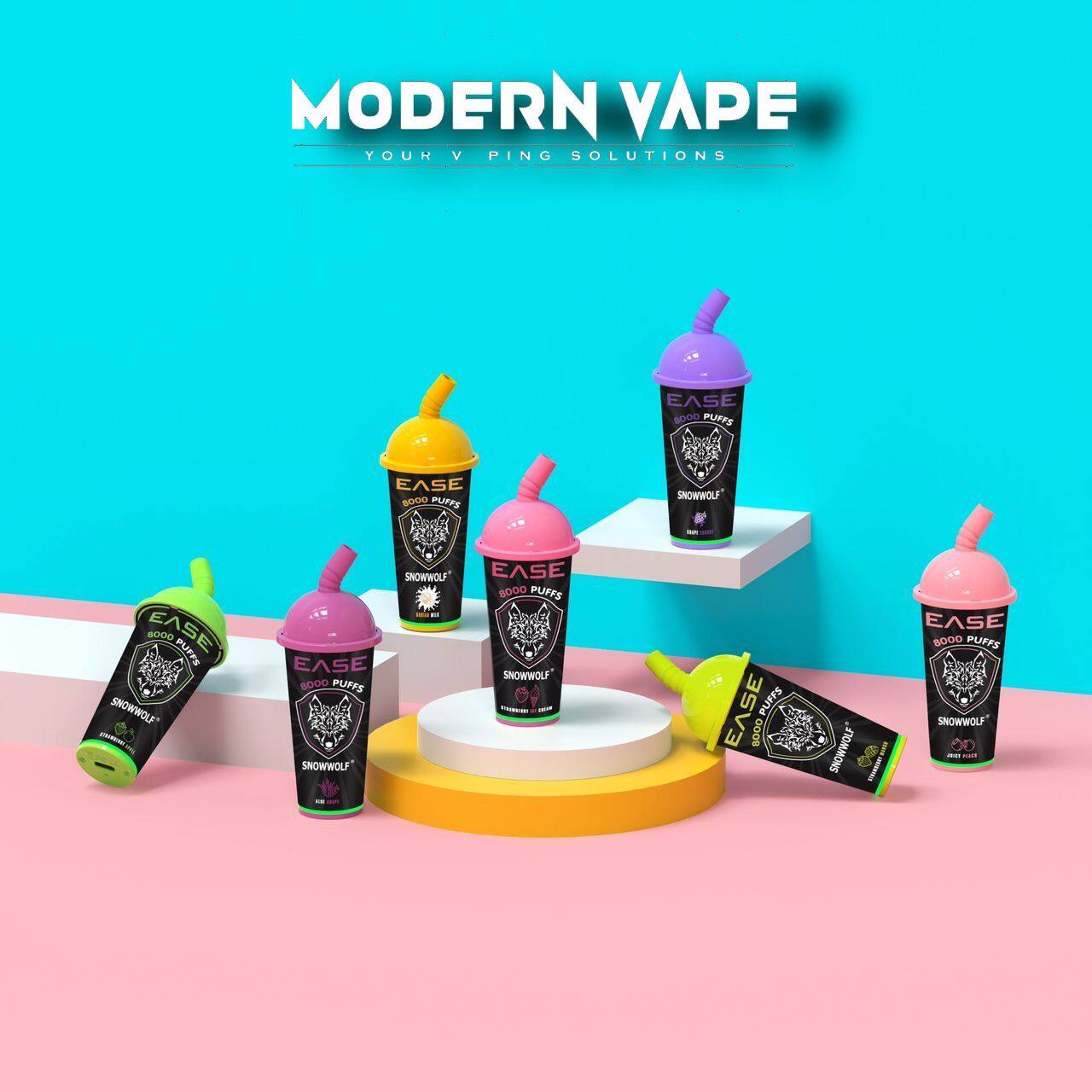 SNOWWOLF EASE 8000 PUFF DISOPSABLE- E-cigarettes Malaysia Store,Myvapor ...